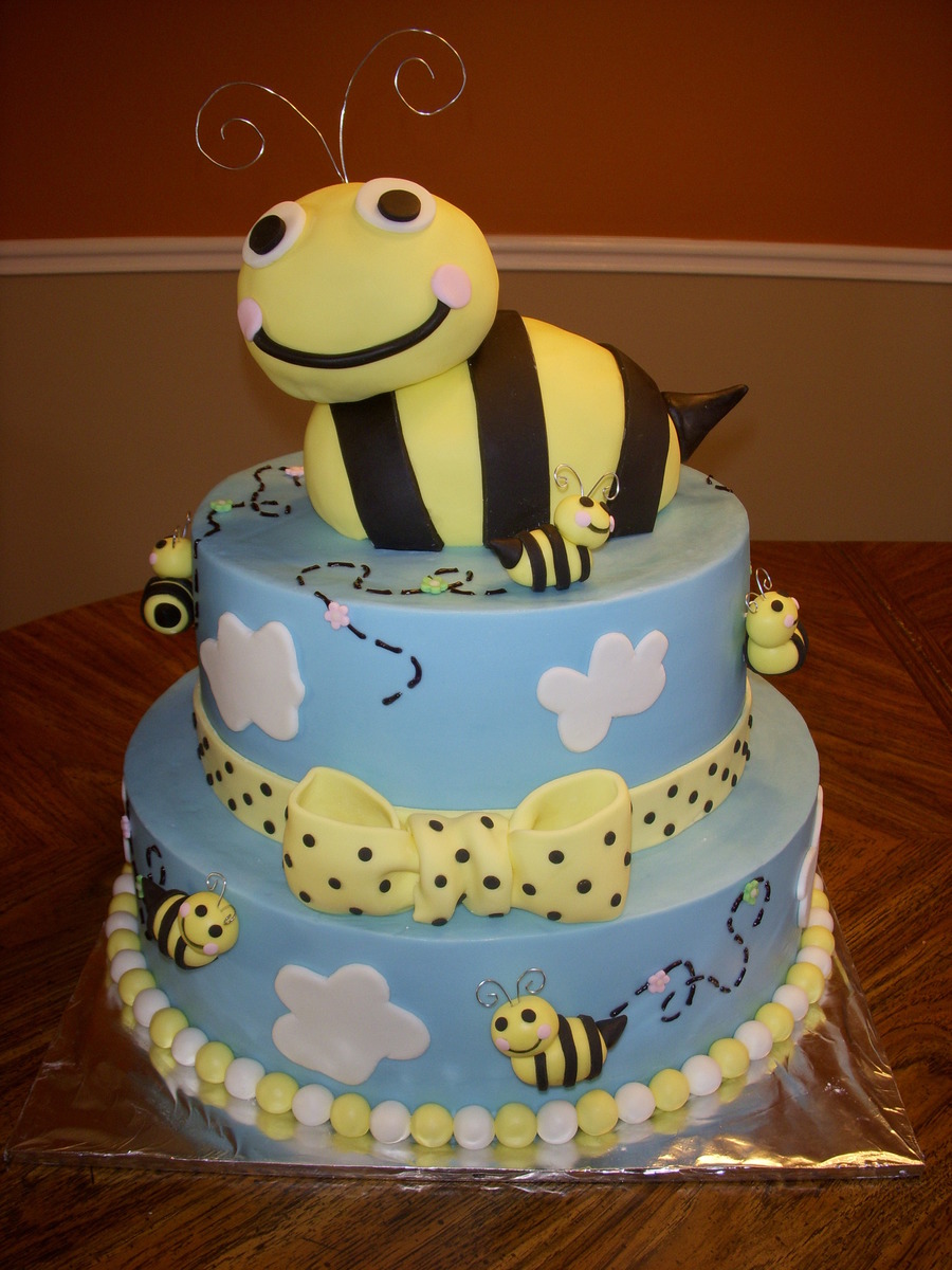 Bumble Bee Baby Shower - CakeCentral.com