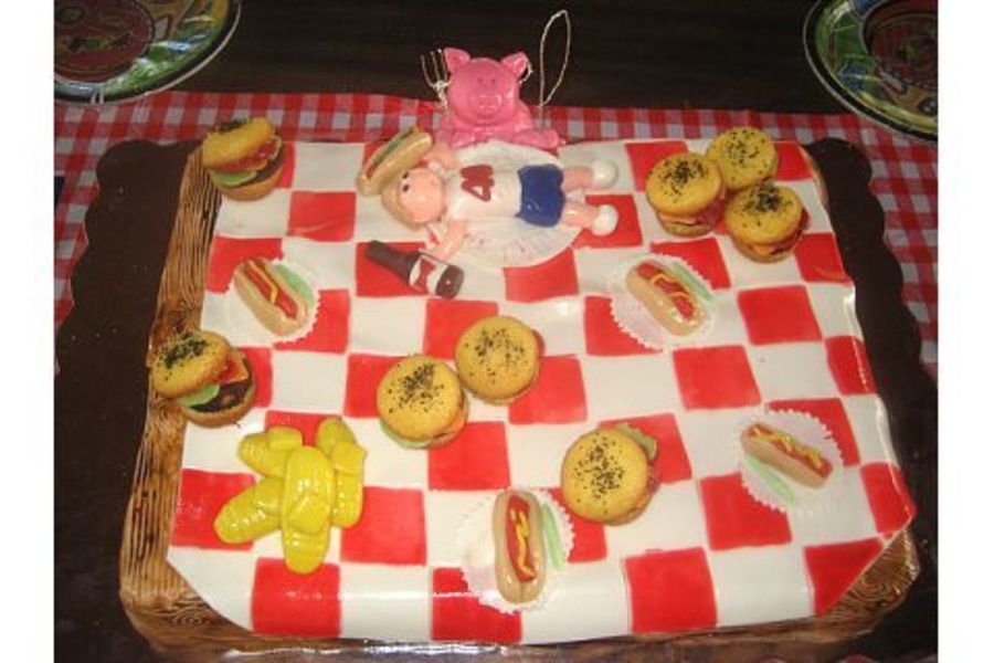 Picnic Table Cake - CakeCentral.com