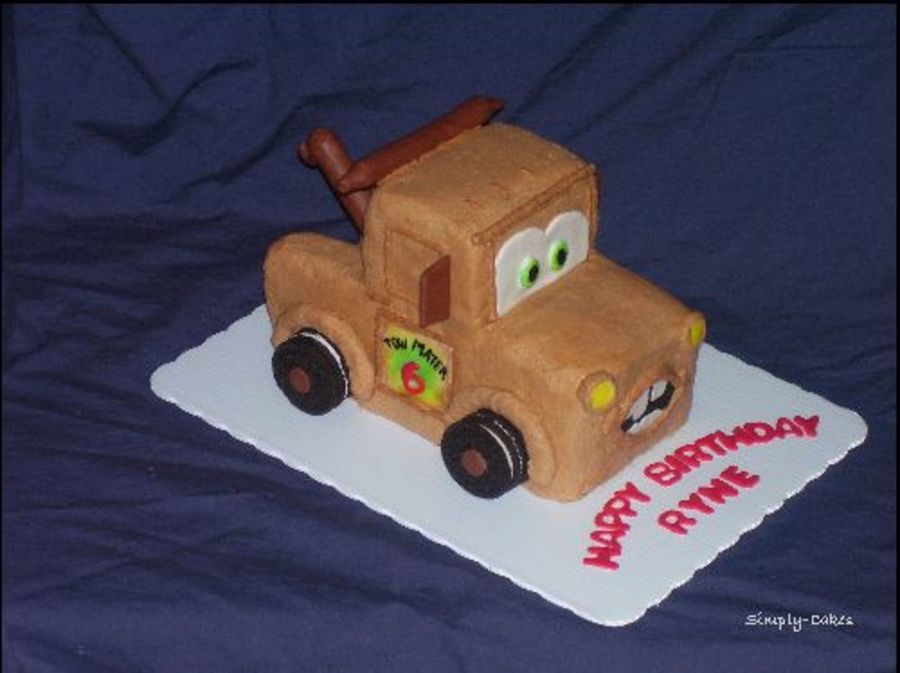 Tow Mater Birthday Cake - CakeCentral.com