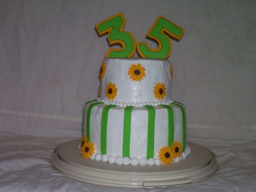 35Th Birthday Cake - CakeCentral.com