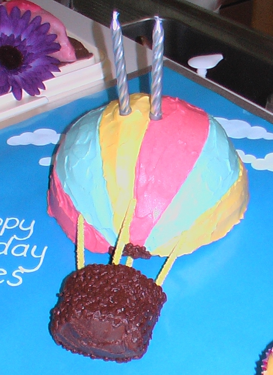 Hot Air Balloon Cake - CakeCentral.com
