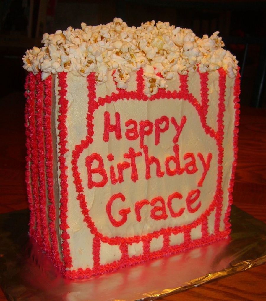 Movie Popcorn - CakeCentral.com