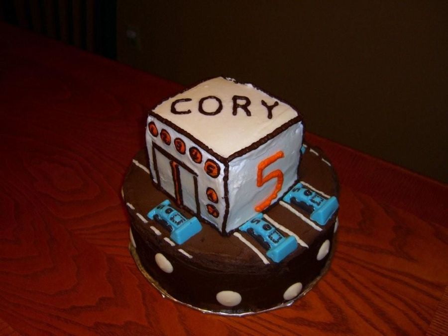 Elevator, Button, Parking Lot Cake. - CakeCentral.com