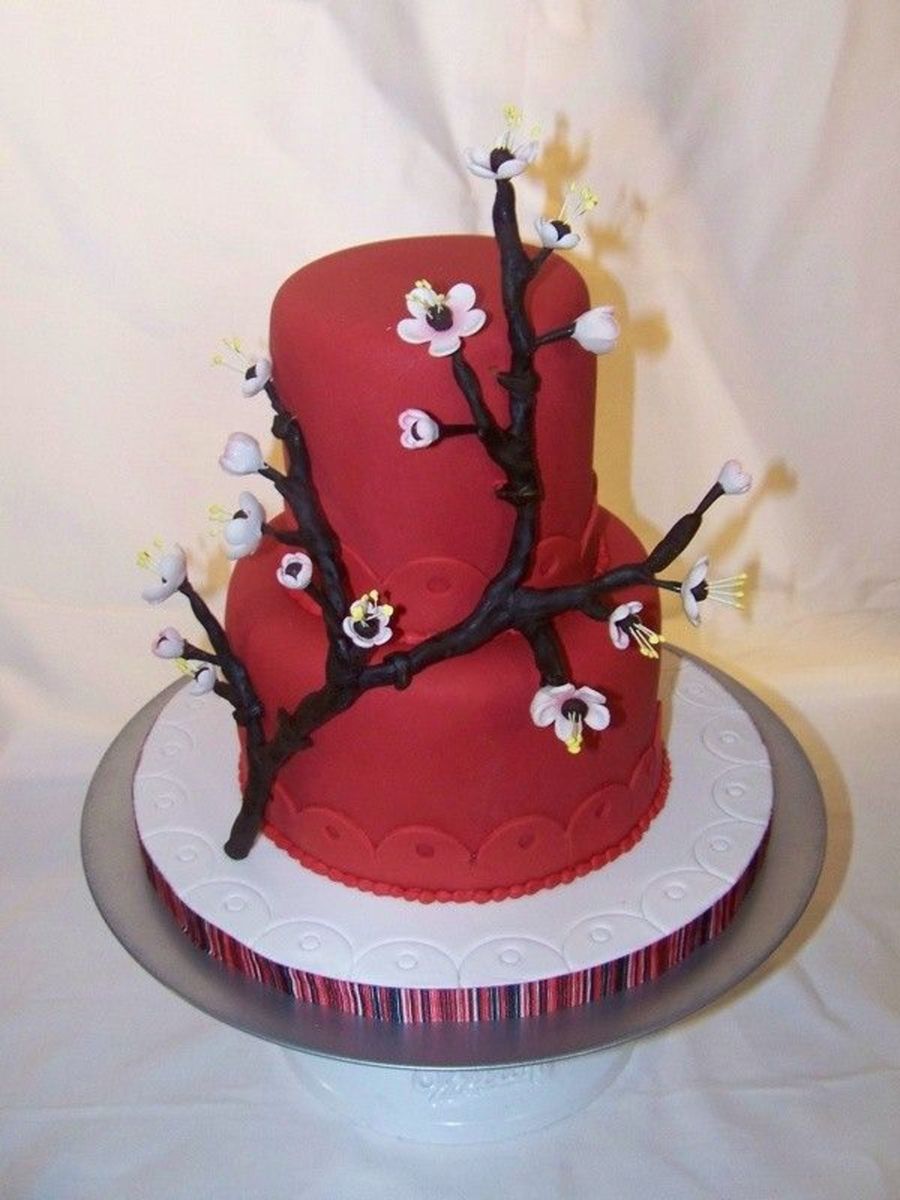 Cherry Blossoms - CakeCentral.com