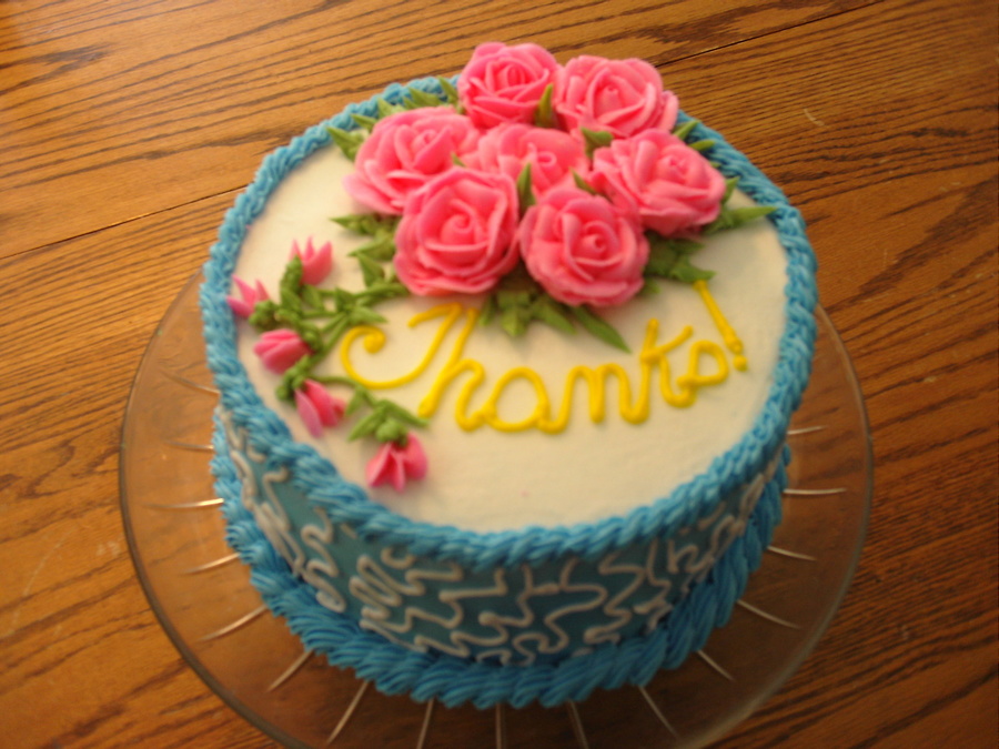 Thank You Cake - CakeCentral.com