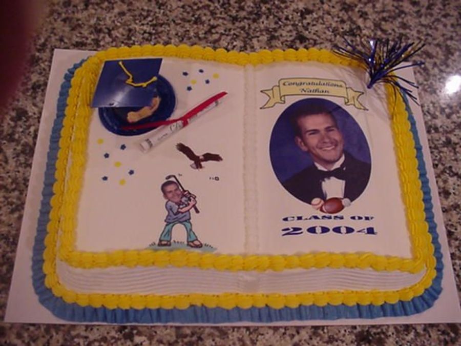 Graduation Book Cake - CakeCentral.com