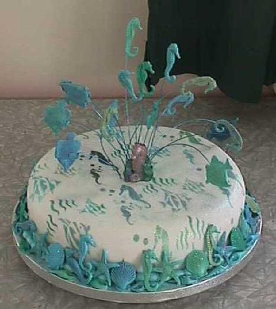 Seahorse Cake - CakeCentral.com