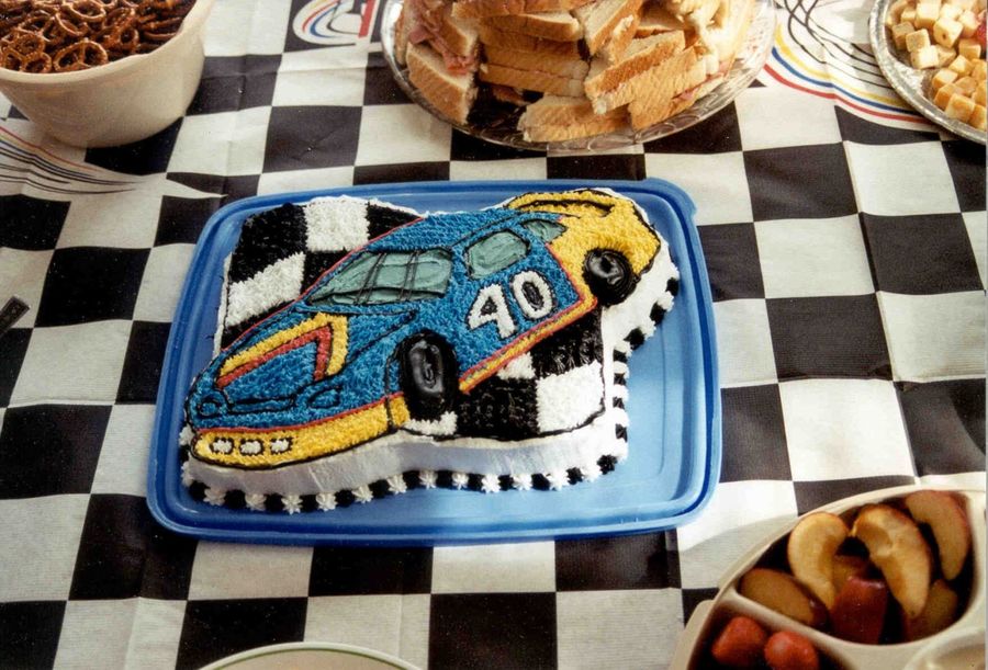 Nascar Birthday Cake - CakeCentral.com