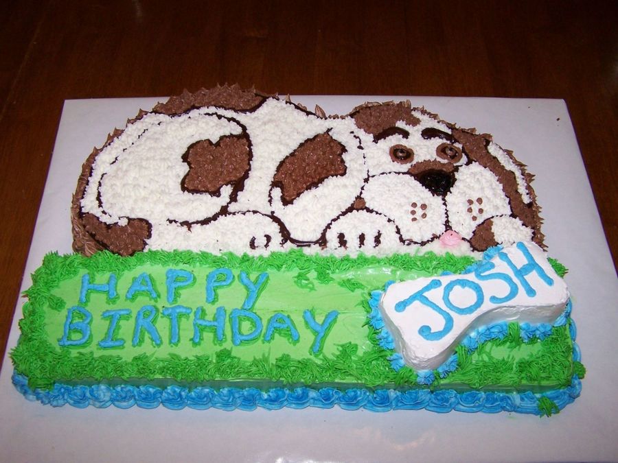 Puppy Dog With Bone - CakeCentral.com