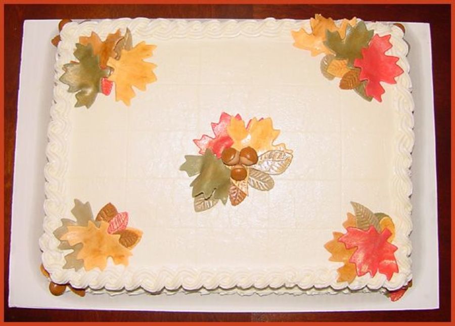Leaves Are Falling - CakeCentral.com