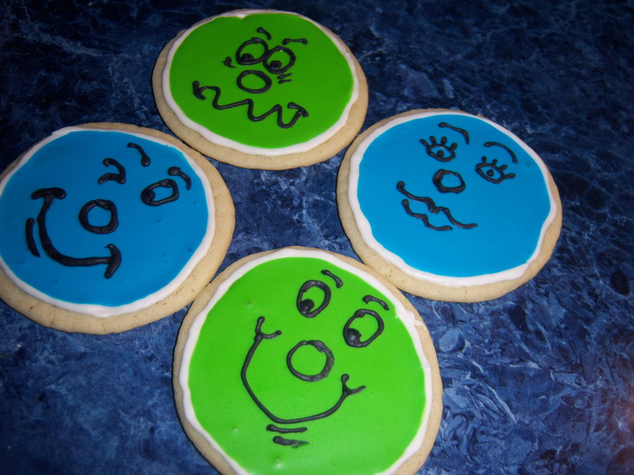 Crazy Face Cookies - CakeCentral.com