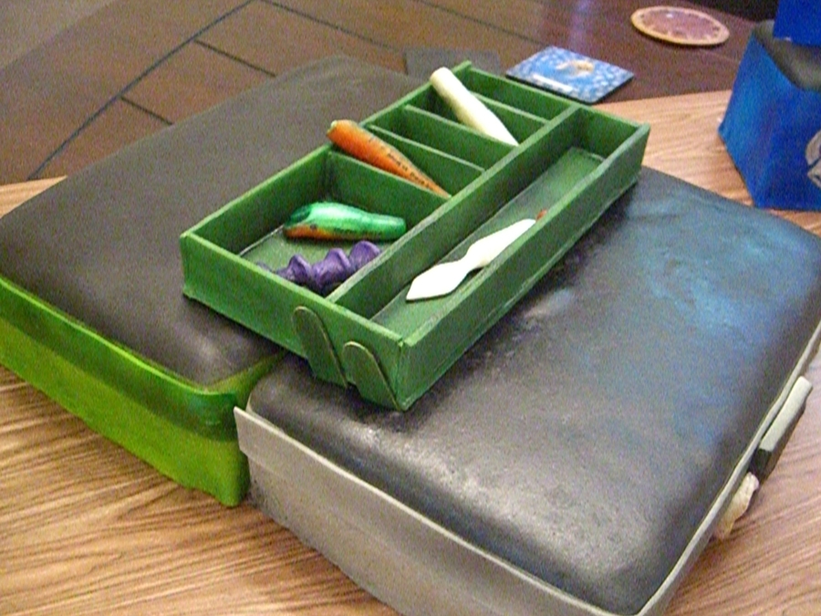 Tackle Box And Beer Box Birthday - CakeCentral.com