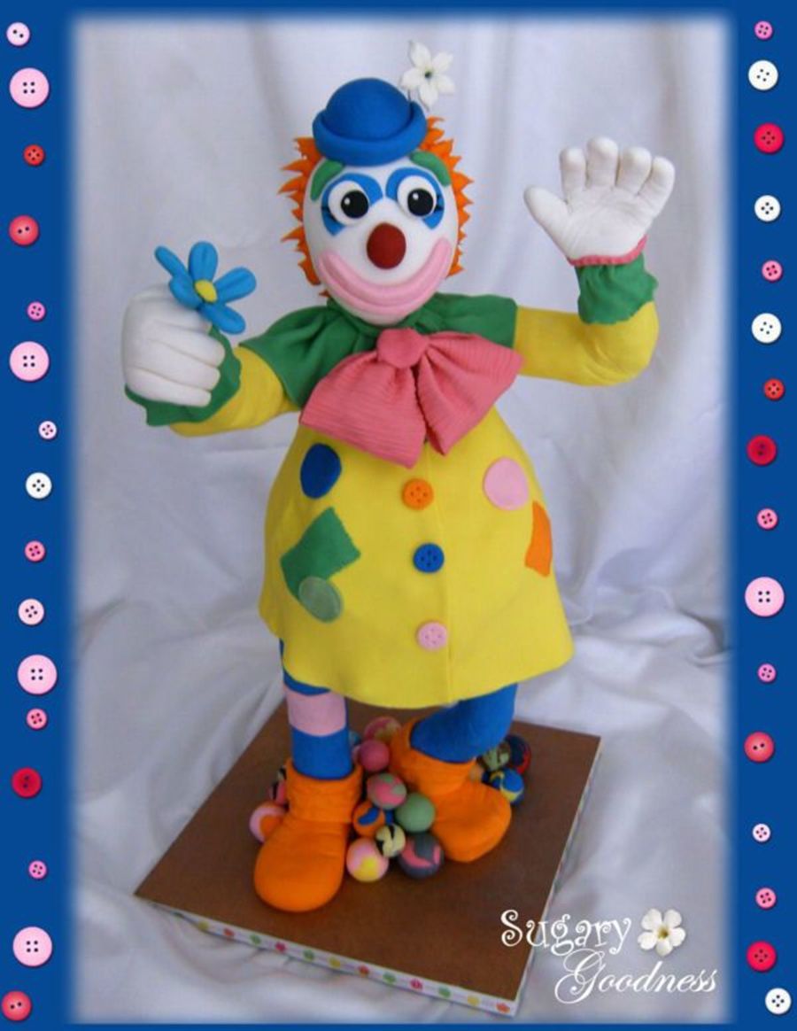 3D Clown Cake - CakeCentral.com