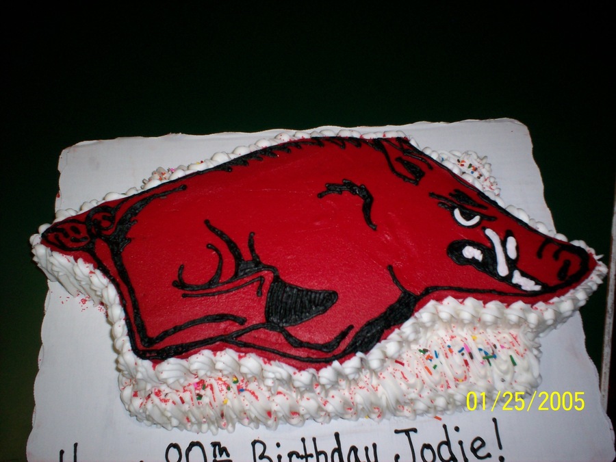 Razorback Cake - CakeCentral.com