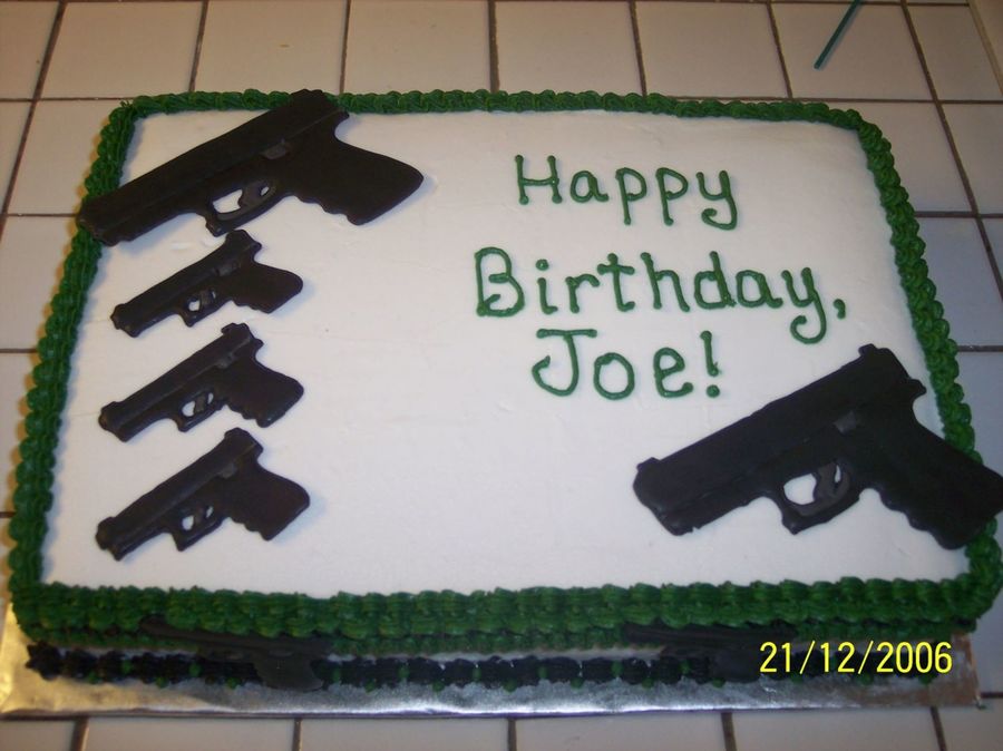 Gun Cake - CakeCentral.com