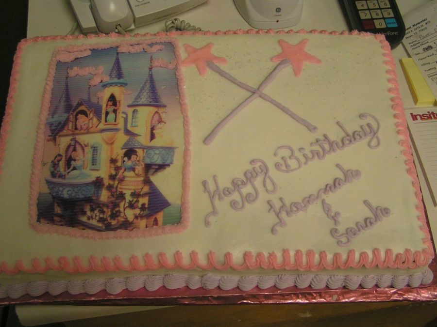 Twin Princess Birthday - CakeCentral.com