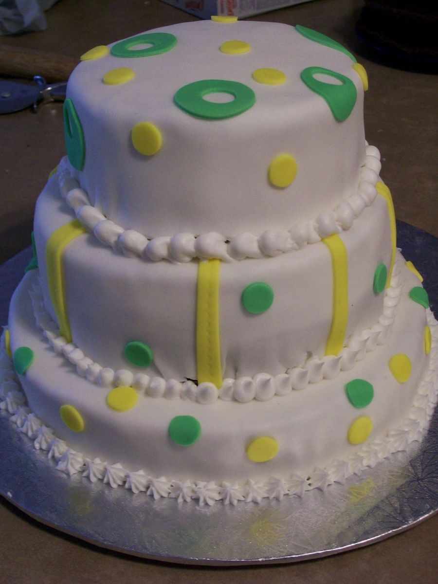 Psychedelic Farewell Cake - CakeCentral.com