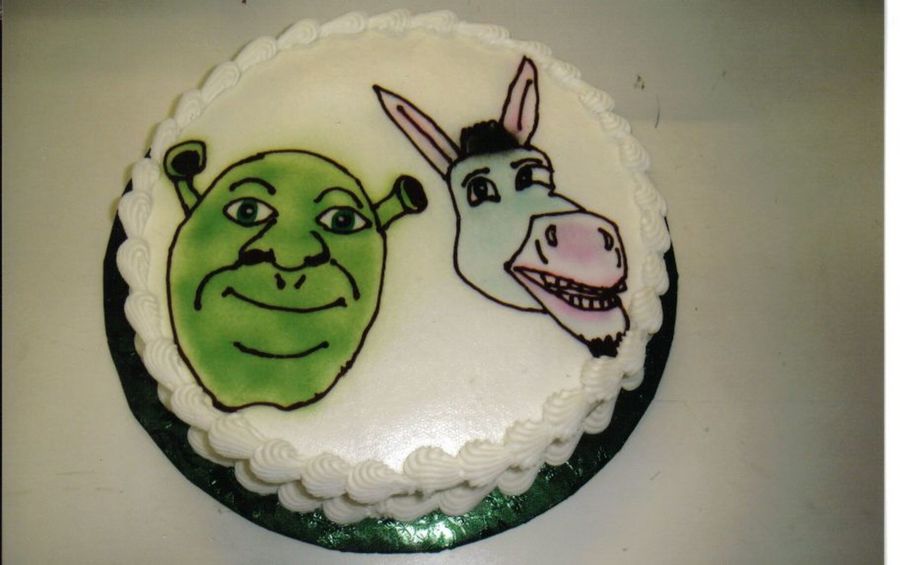 Shrek And Donkey - CakeCentral.com