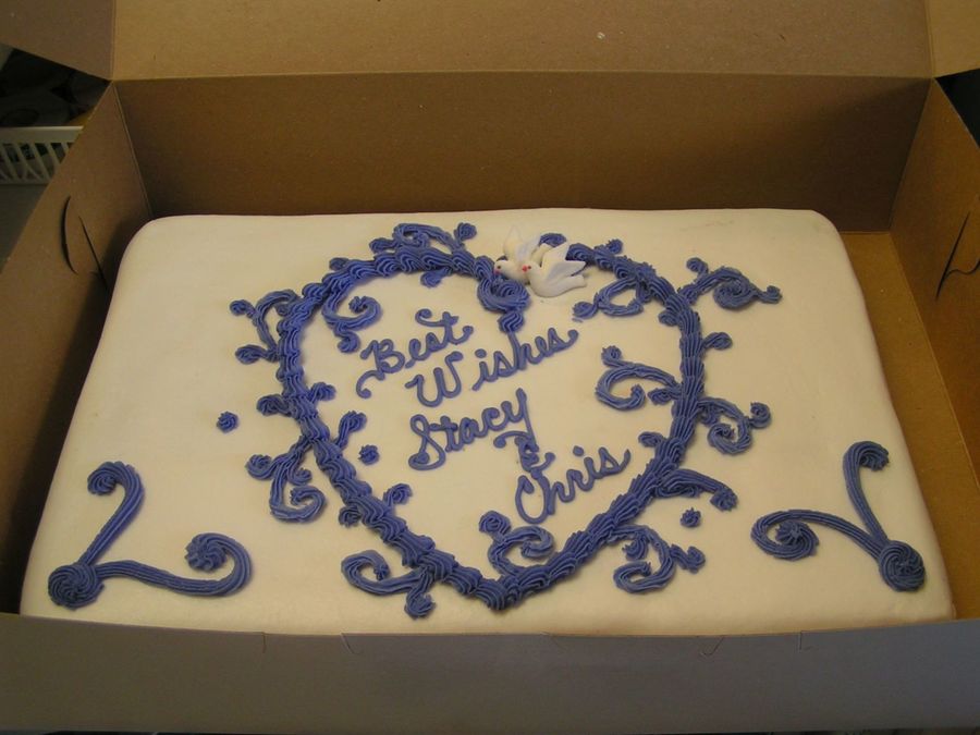 Periwinkle Bridal Shower - CakeCentral.com