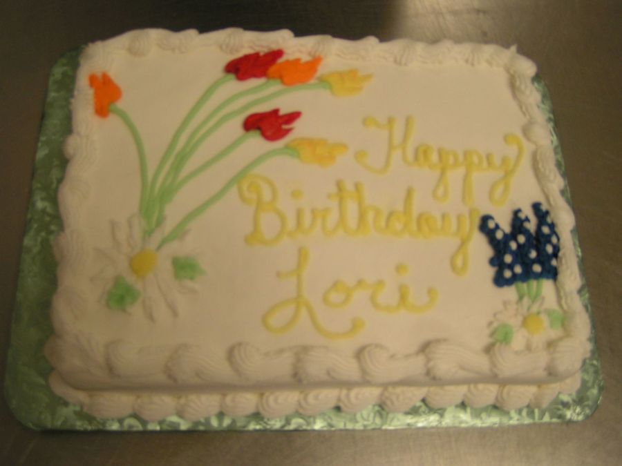 Spring Time Birthday - CakeCentral.com