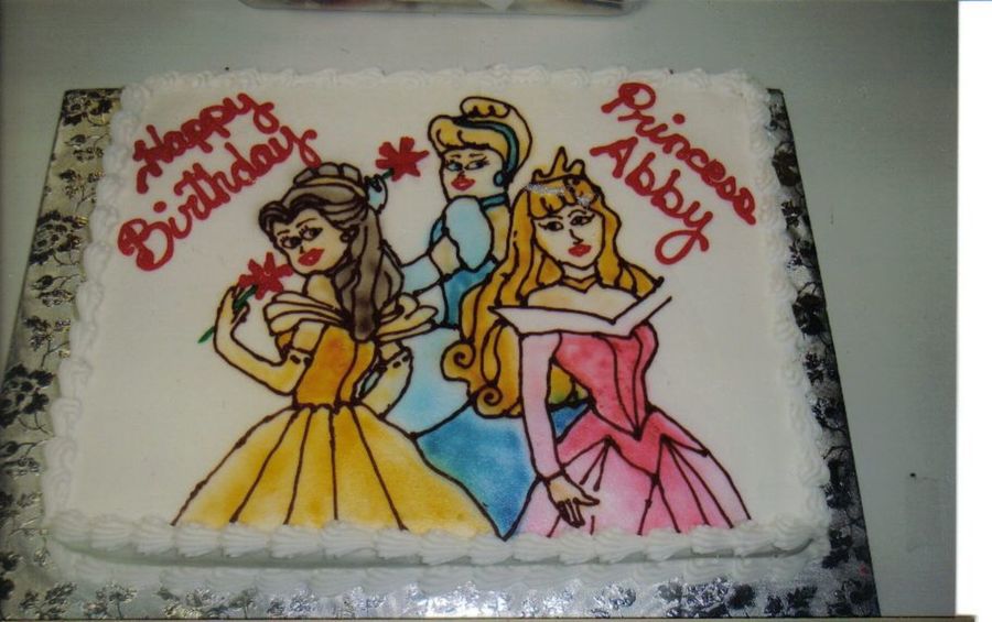 Three Princesses - CakeCentral.com