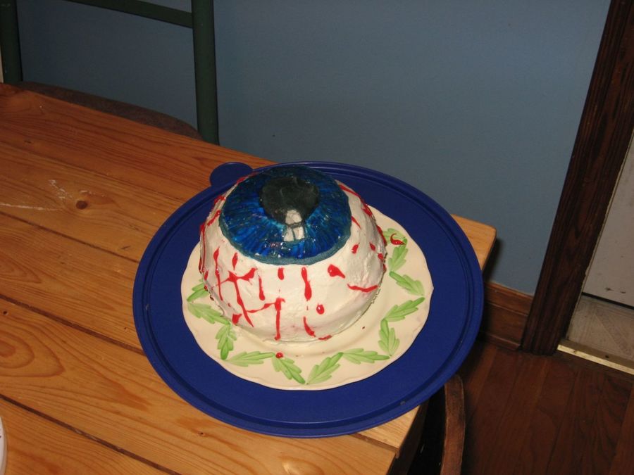 My Ooey Gooey Eyeball :) - CakeCentral.com