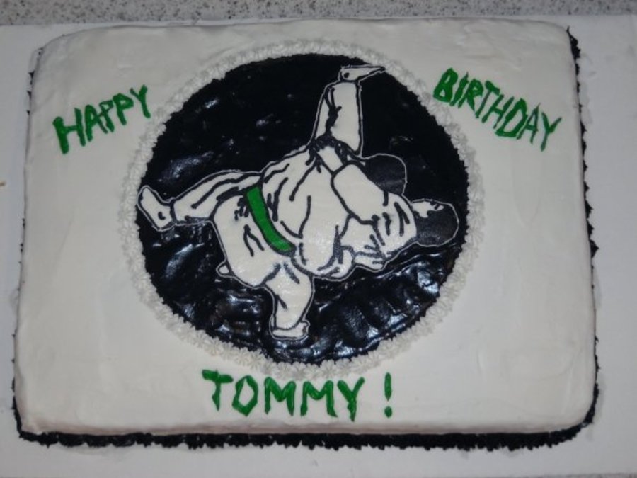 Judo Cake - CakeCentral.com