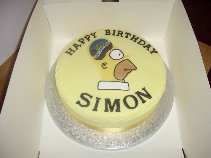 Simpson Cake - CakeCentral.com
