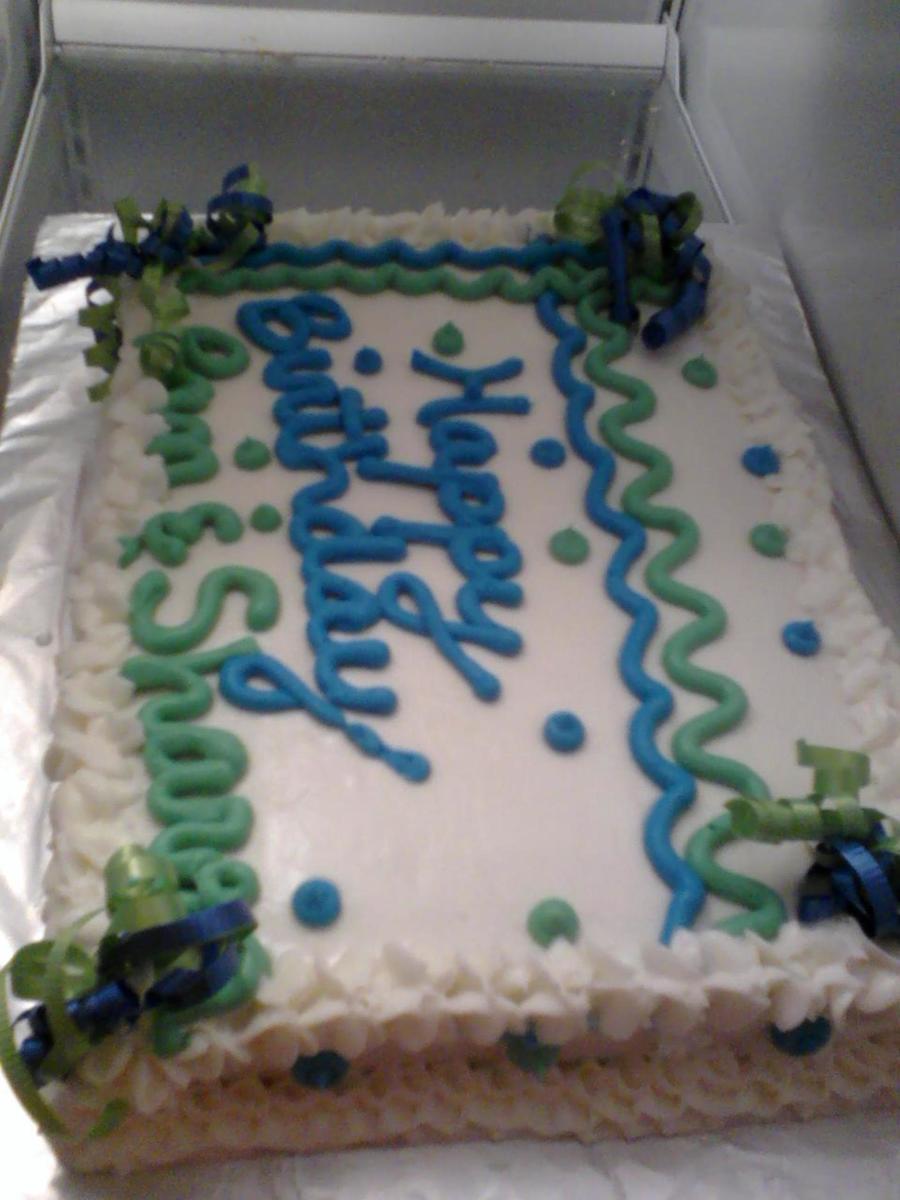 Birthday Cake For Co-Workers - CakeCentral.com