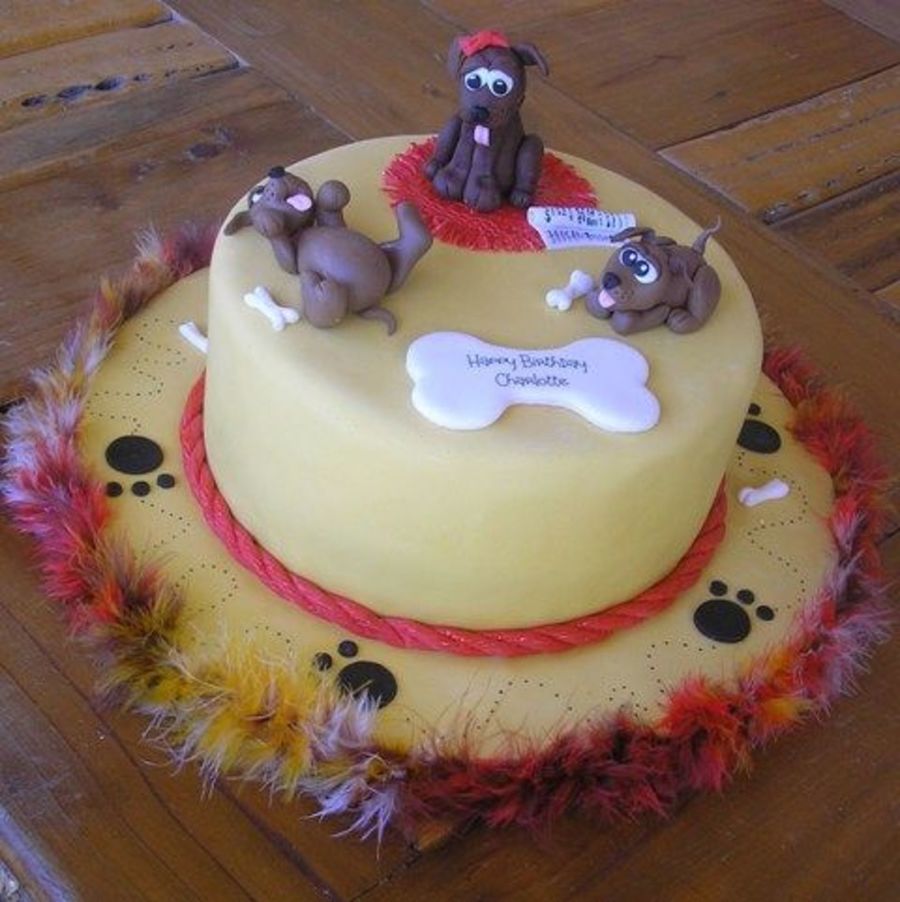 Doggie Cake - CakeCentral.com
