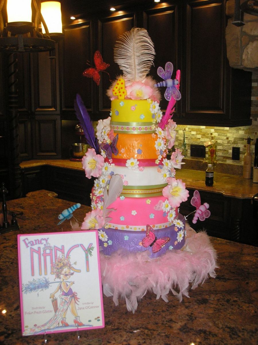 Fancy Nancy Birthday Cake - CakeCentral.com