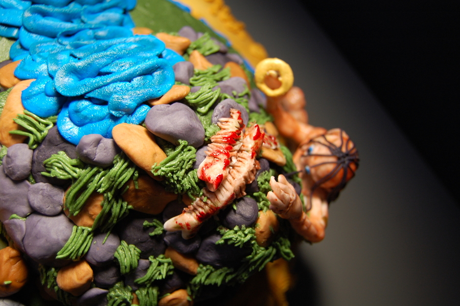 Lord Of The Rings With Sam And Gollum - CakeCentral.com