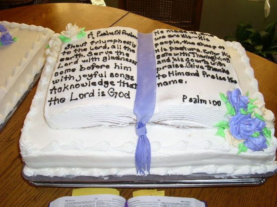 Bible Cake - CakeCentral.com