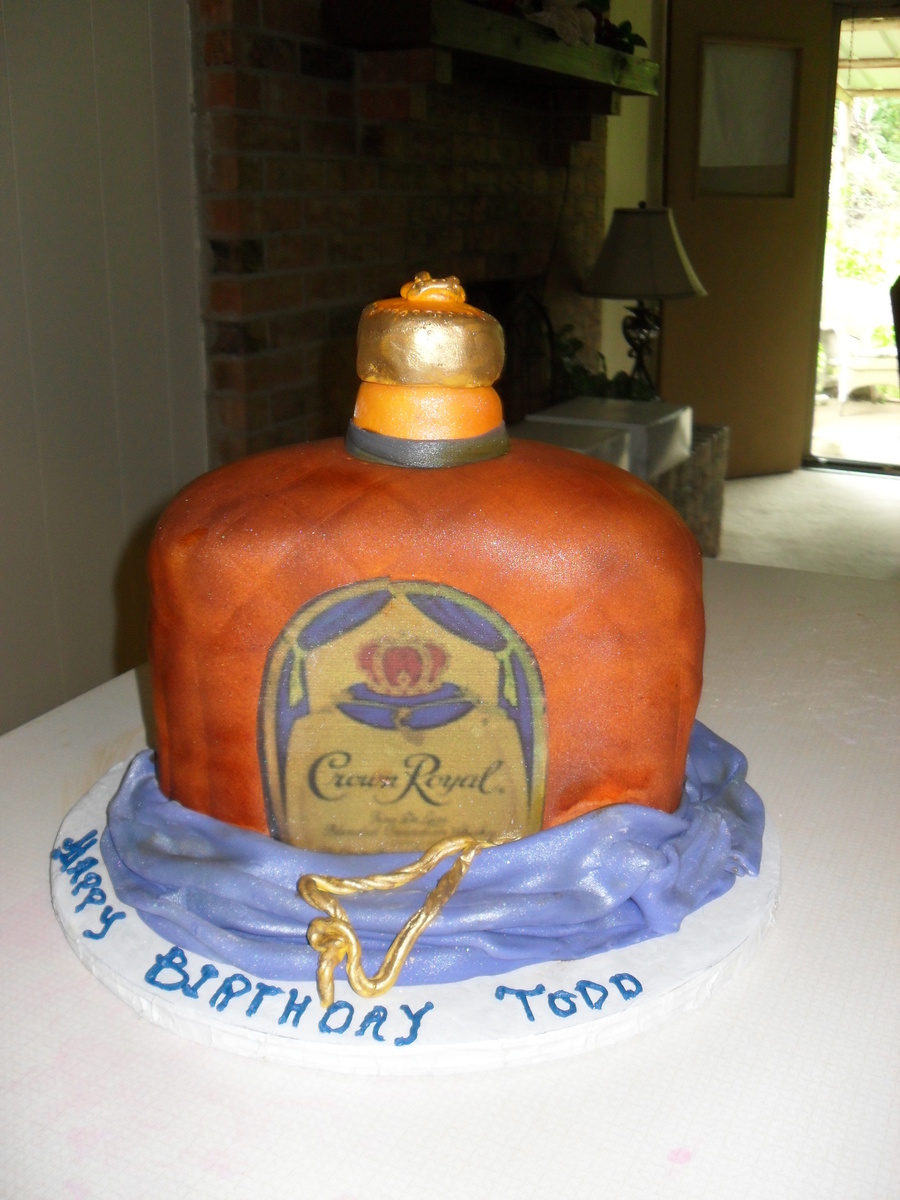 Crown Royal Birthday Cake - CakeCentral.com