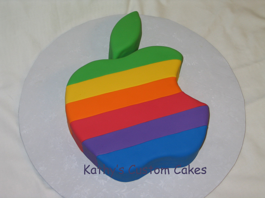 Apple Computer Logo - CakeCentral.com