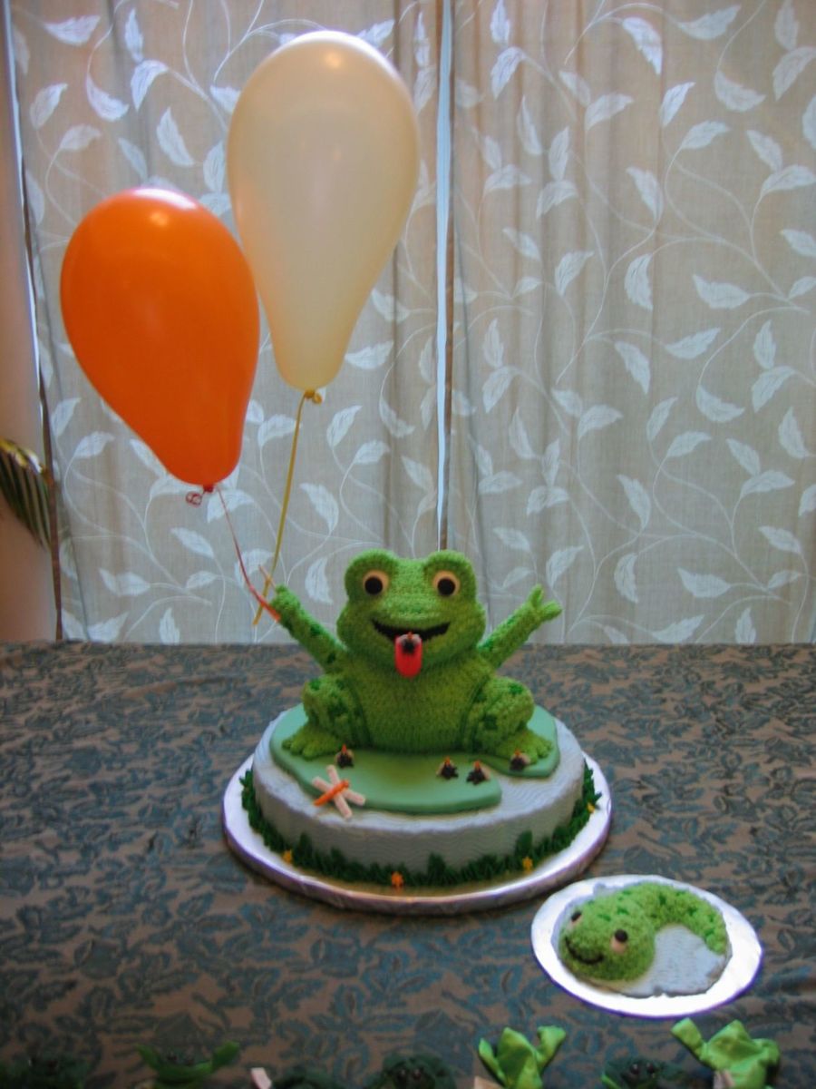 Froggy Birthday - CakeCentral.com