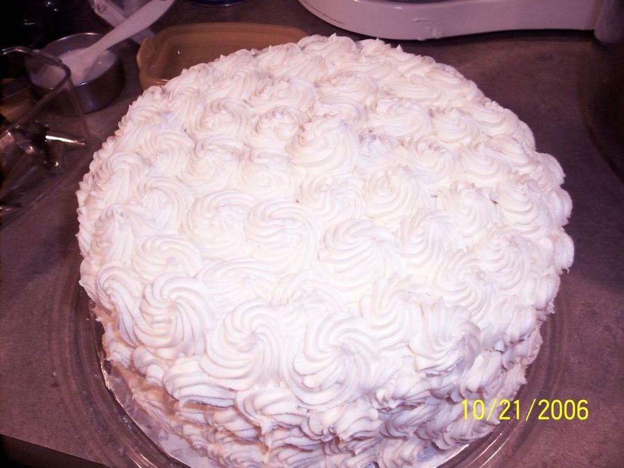 Raspberry "fluff" Cake - CakeCentral.com