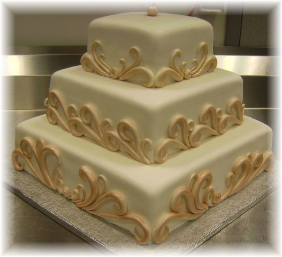 Fondant Scrollwork - CakeCentral.com