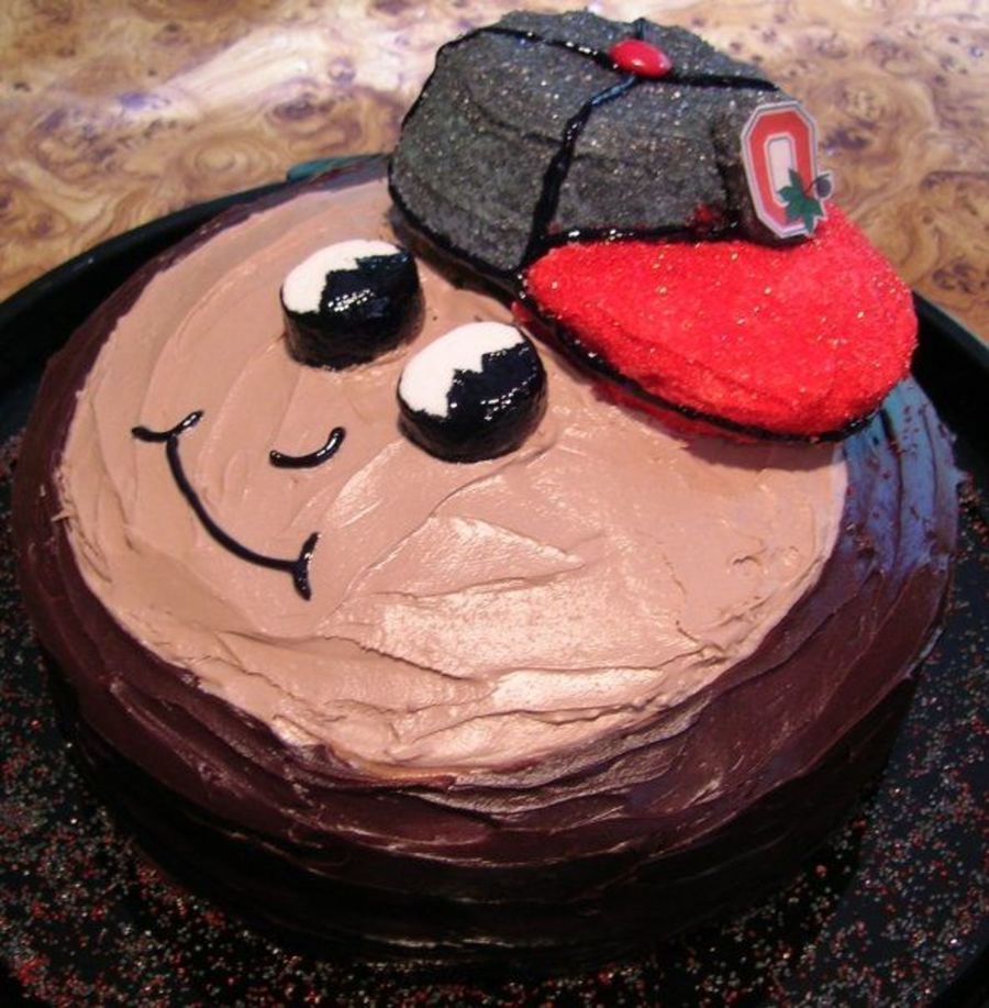 Brutus Buckeye Cake For Osu Fans - CakeCentral.com