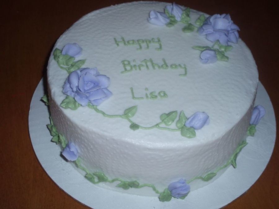 Birthday Cake With First Time Writing - CakeCentral.com