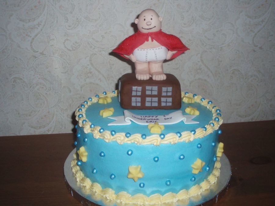 Captain Underpants Birthday Cake - CakeCentral.com