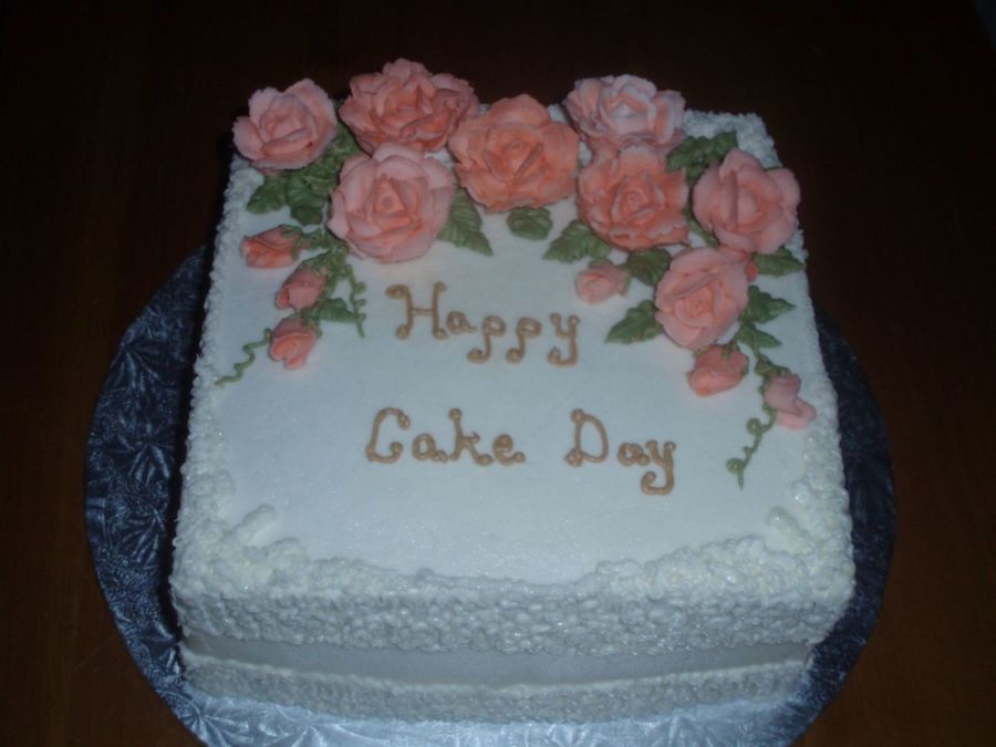 Rose And Sotas Practice Cake - CakeCentral.com