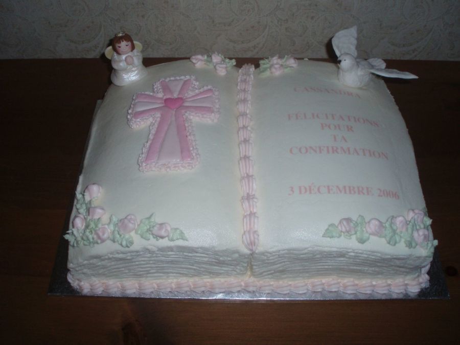 Confirmation Cake - CakeCentral.com