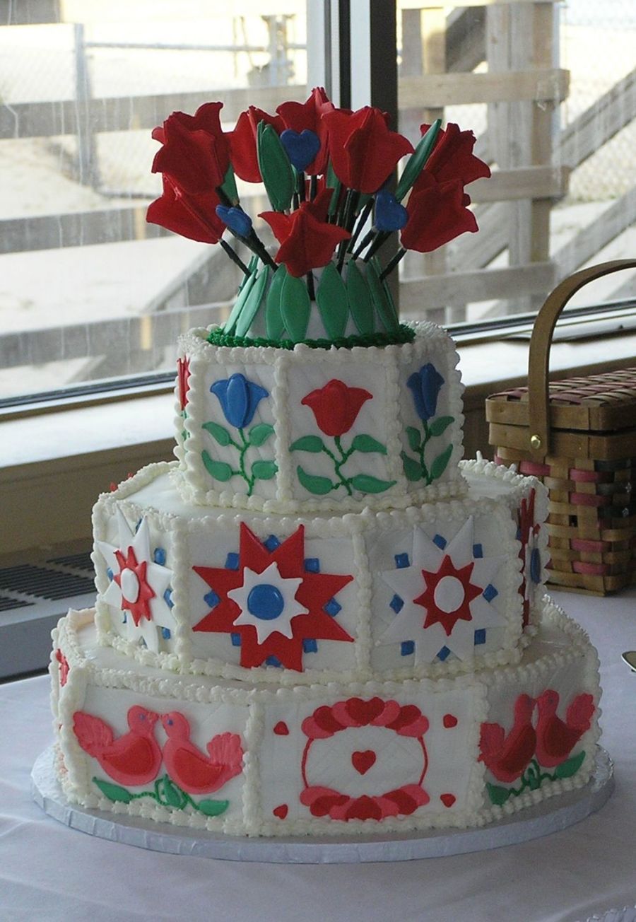 Quilted Cake - CakeCentral.com