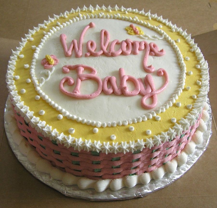 Welcome Baby Cake - CakeCentral.com