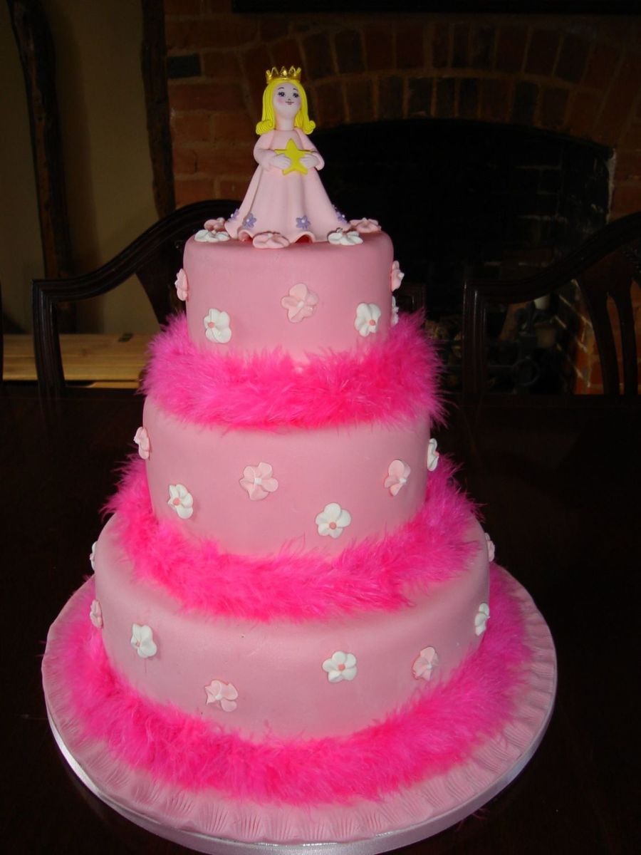 Princess Tier Cake - CakeCentral.com