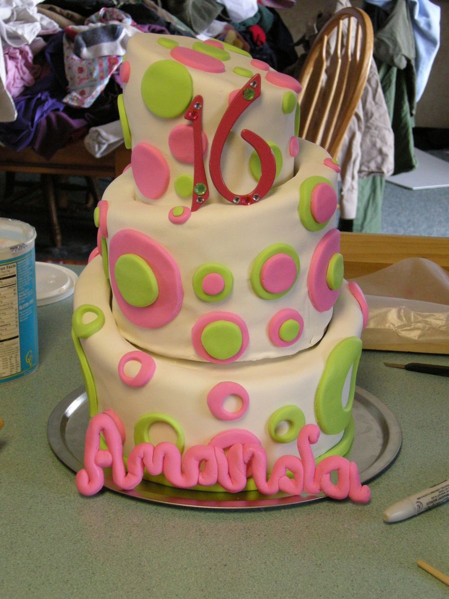 16Th Birthday Cake - CakeCentral.com