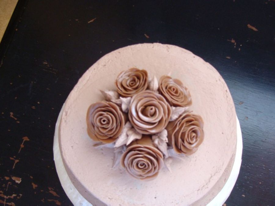 Tootsie Roll Rose Cake - CakeCentral.com