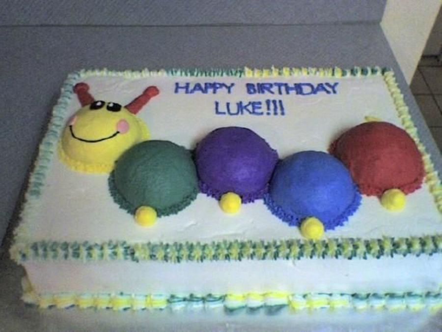 Baby Einstein Catepillar Cake - CakeCentral.com