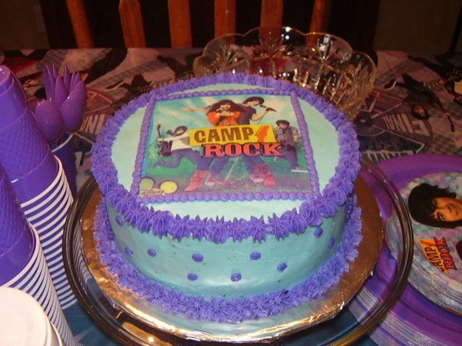 Camp Rock Cake - CakeCentral.com